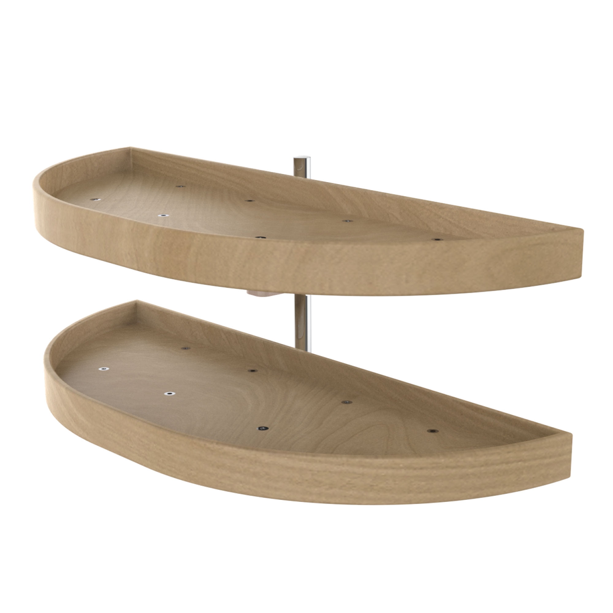 Rev-a-Shelf 35" Lazy Susan Half-Moon Shaped 2-Shelf Turner, 4WLS882-35 ...