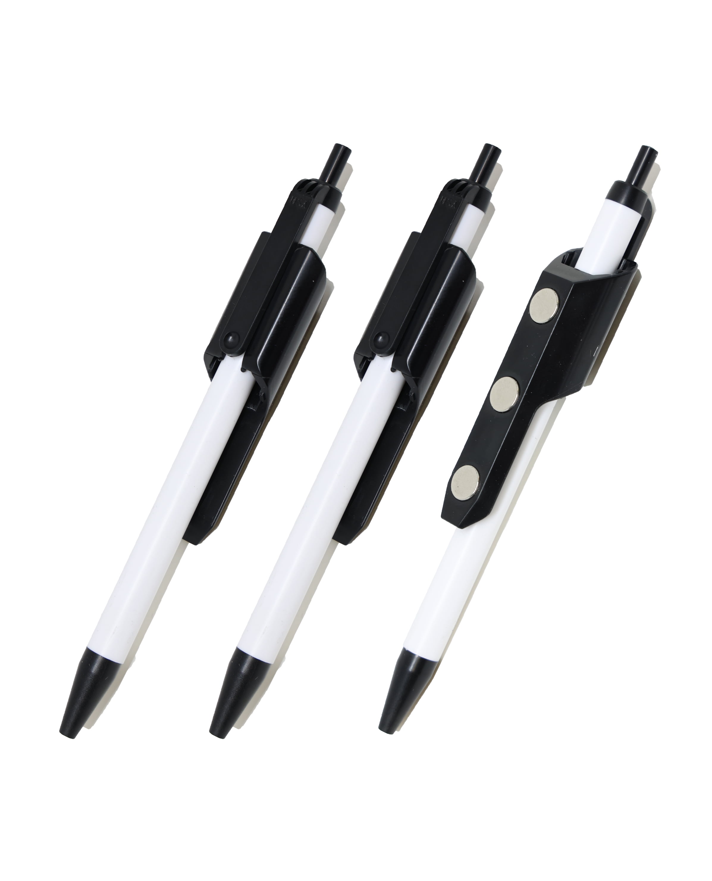 RevMark Magnetic Pen Holder Set with 3 Holders and 3 Pens, USA Made ...