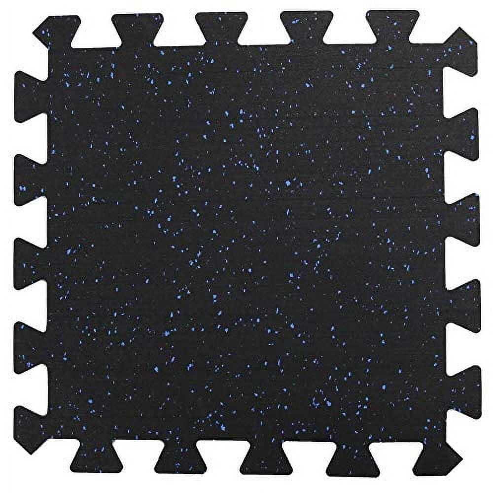 RevTime DIY Interlocking Rubber Exercise Floor & Mats 20"x20"x1/4 ...
