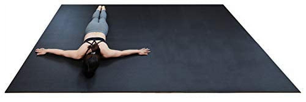 RevTime Extra Large Exercise Mat 10 x 6 feet (120" x 72" x 1/4"+) 7 mm ...