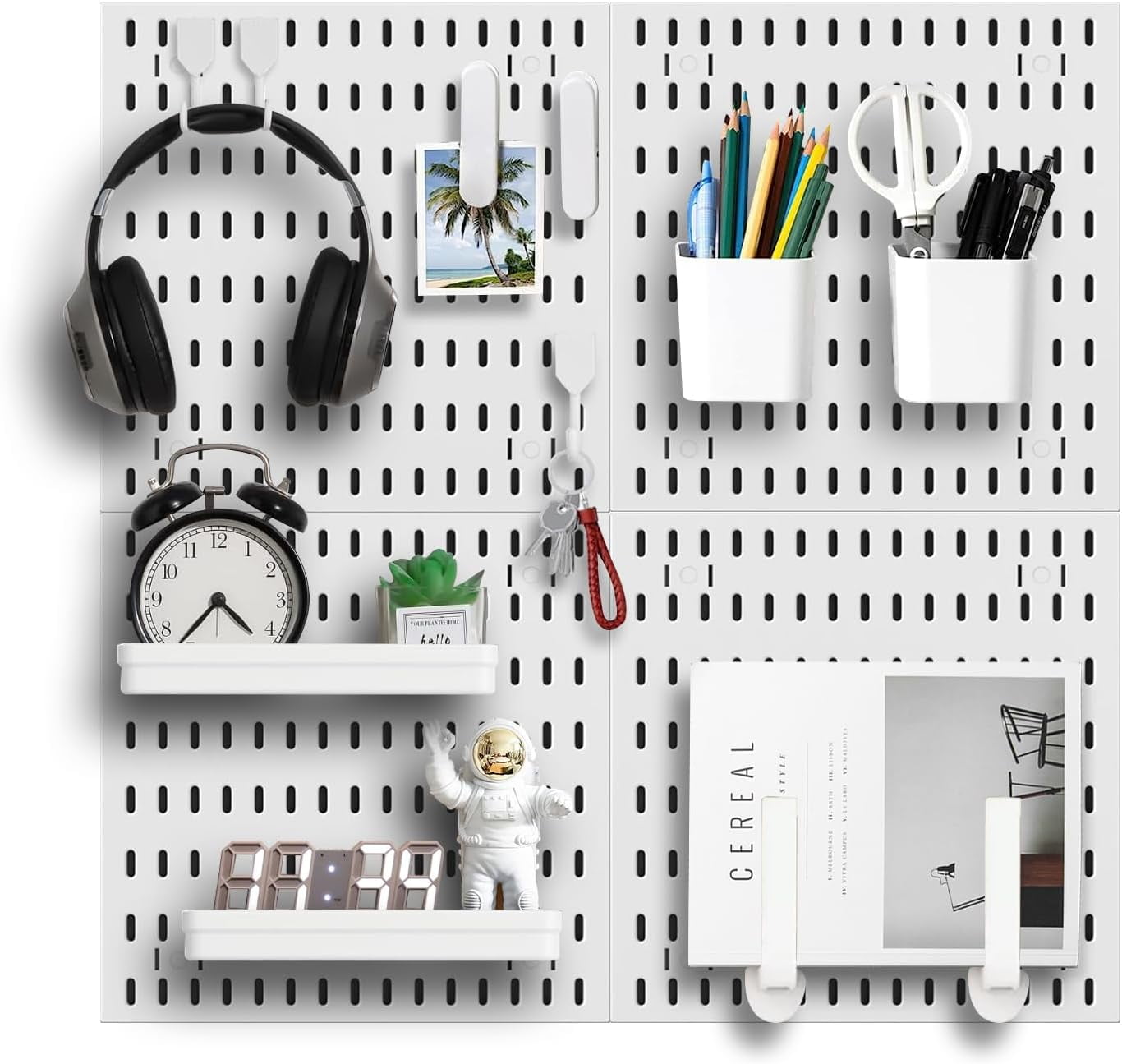 Revamp Your Space With A Versatile Pegboard Kit - Effortlessly Organize ...