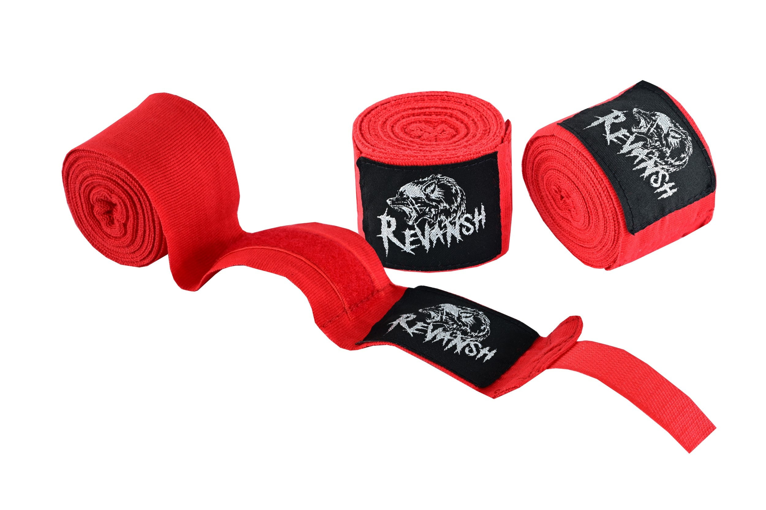 Revansh Sports Semi-Elastic Poly-Cotton 4.5 metre Red Hand wrap ...