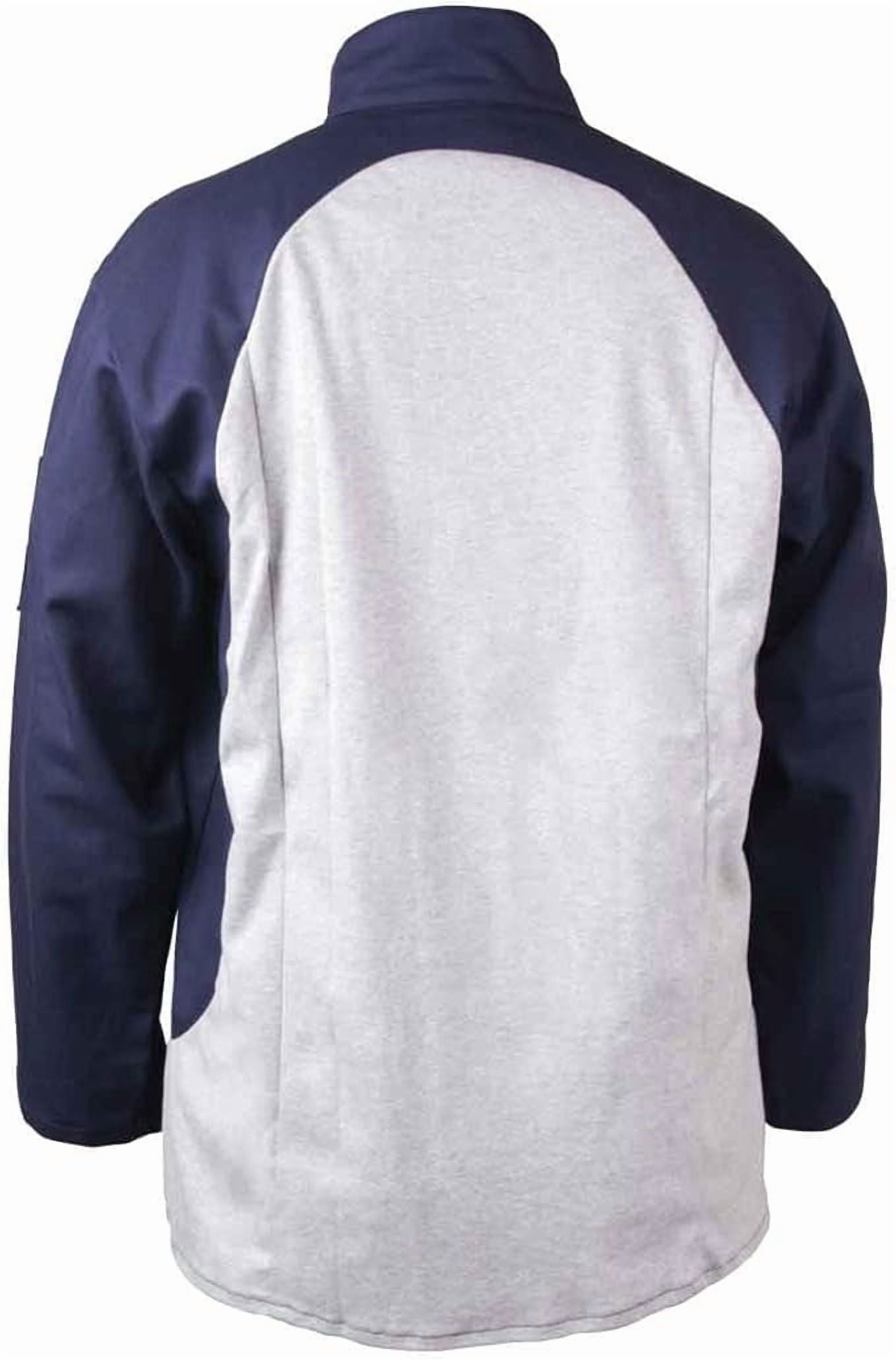 Revco Black Stallion Navy/Gray Stretch-Back FR Cotton Welding Jacket ...