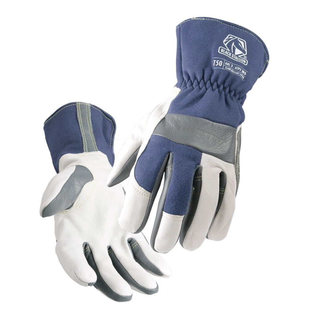 Revco Black Stallion Premium Kidskin and FR Cotton Tigster TIG Gloves ...