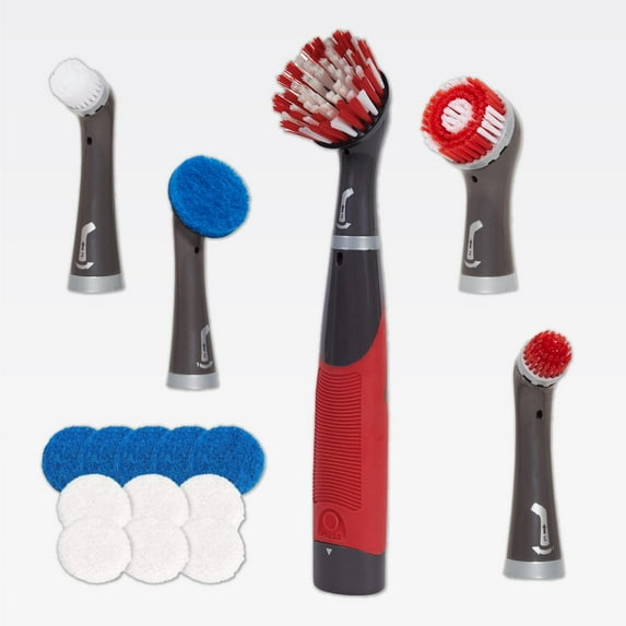 Reveal Power Scrubber 18-Piece Kit, Cordless Electric Battery Powered ...
