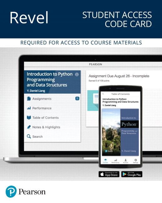 Revel Access Code for Introduction to Python Programming and Data Structures (Digital product ...