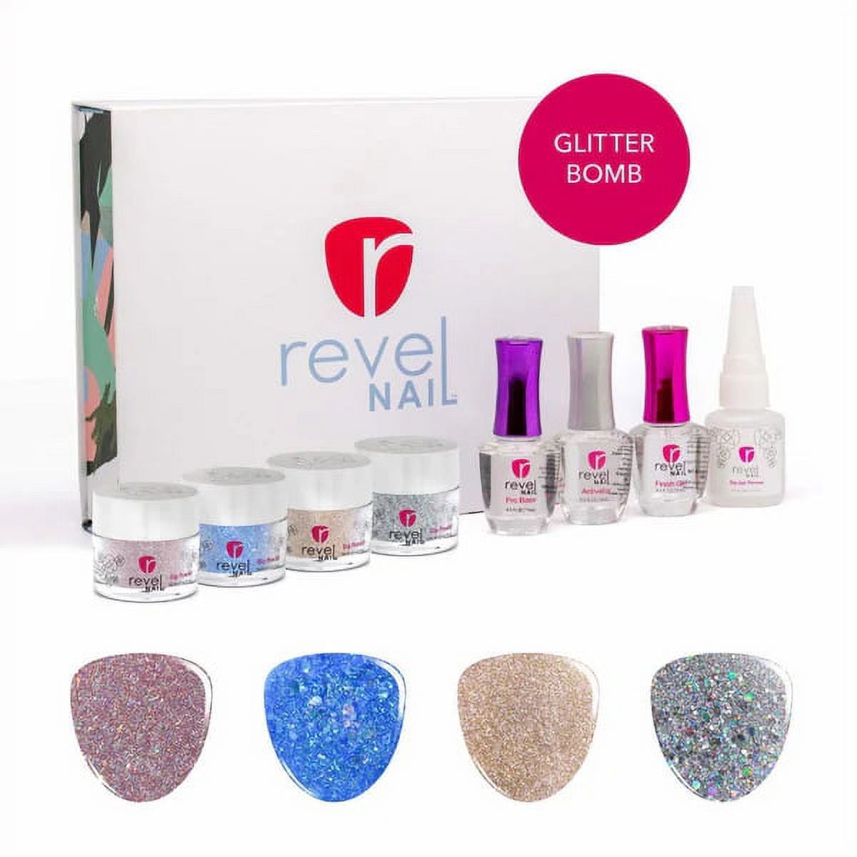 Revel Glitter Bomb Four Color Starter Kit Magnetic Box Ez Liquids 1 ...