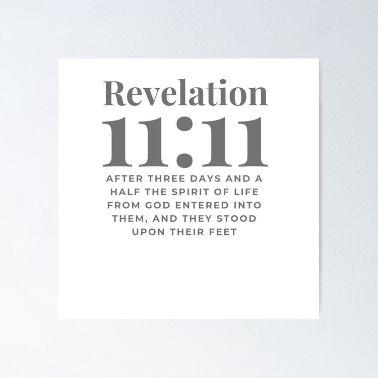 Revelation 11 11 After Three Days And A Half The Spirit Of Life From