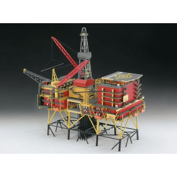 Revell 08803 1/200 Oil Rig North Cormorant Model Kit for Adults ...