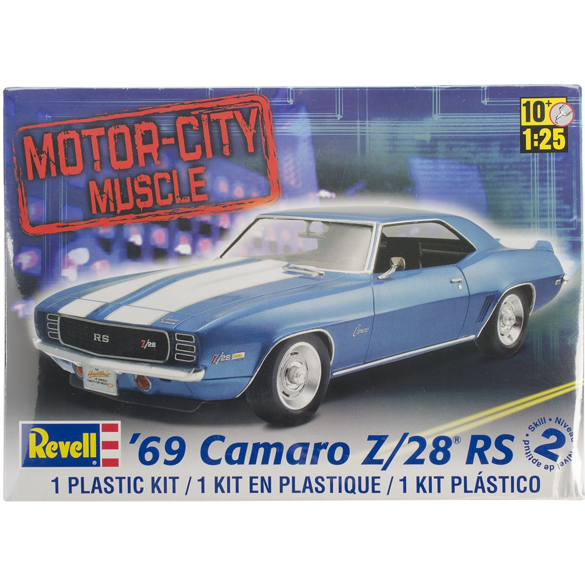 Revell Car Build: '69 Camaro Z/28 1:25 Scale Plastic Model Kit ...