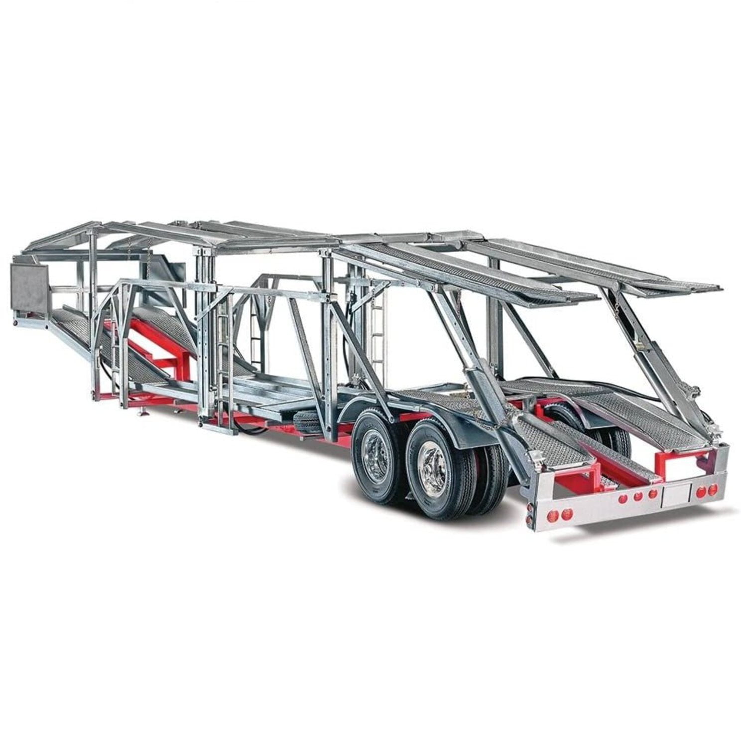 Revell Plastic Car Semi Auto Transport Trailer 1-25 Scale Model Kit ...