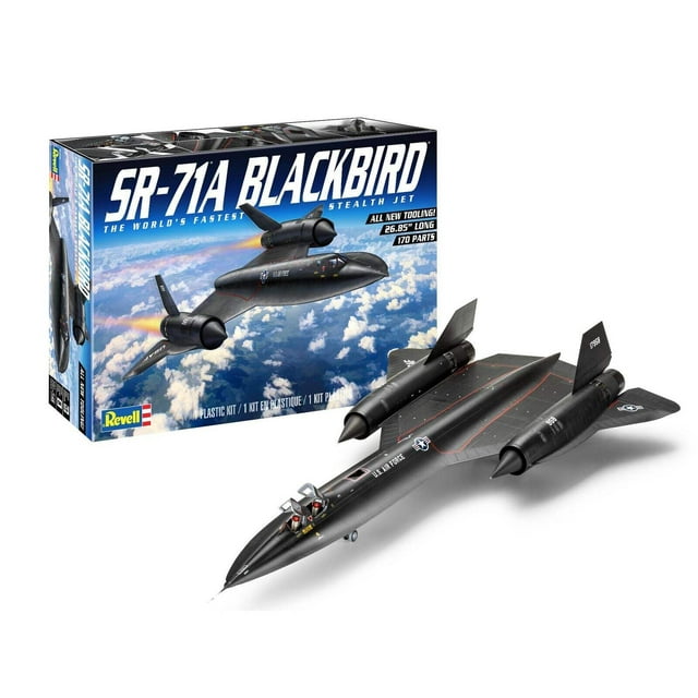 Revell 85-5720 1-48 Scale SR-71A Blackbird Level Lockheed Stealth ...