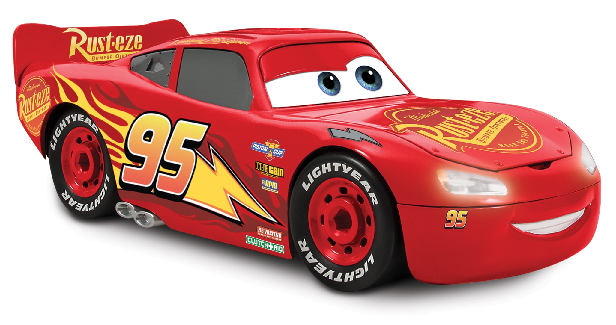 Revell - Disney Lightning McQueen Plastic Model Kit with Lights and ...