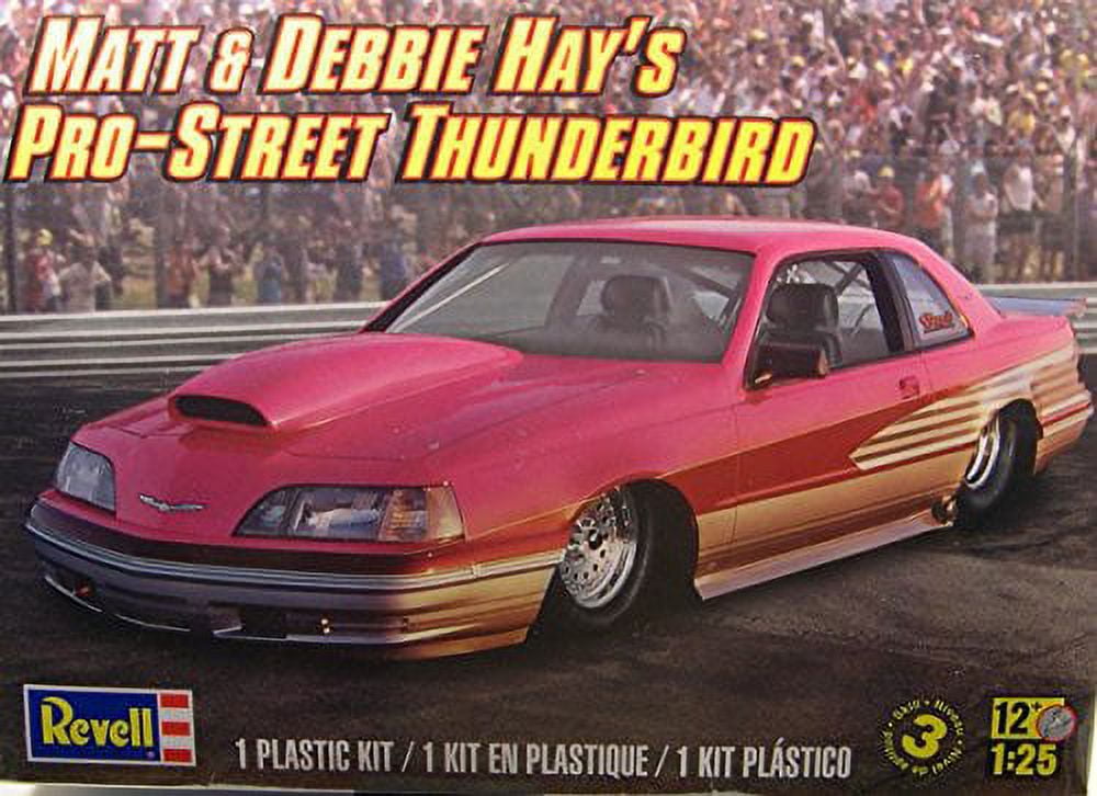 Revell Matt & Debbie Hays Pro Street T-Bird Plastic Model Kit Multi ...