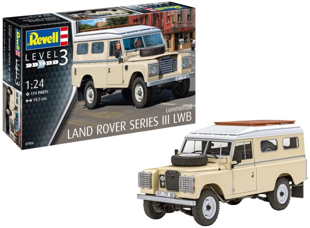 Revell Modellbausatz I Land Rover Series III LWB 109 I Detailreicher ...