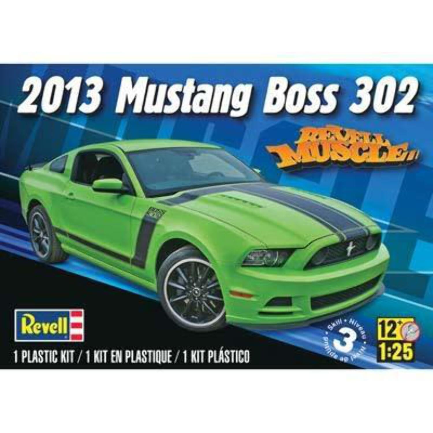 2013 Mustang Boss 302 1/25 Scale Plastic Model Kit - Walmart.com