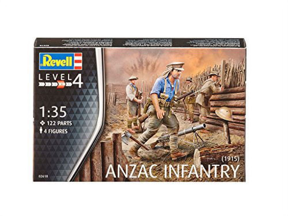 Revell/Monogram ANZAC Infantry 1915 New - Walmart.com