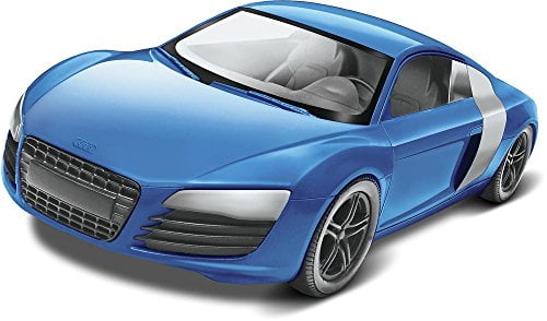Revell/Monogram Audi R8 Snaptite Build and Play Kit Multi-Colored ...