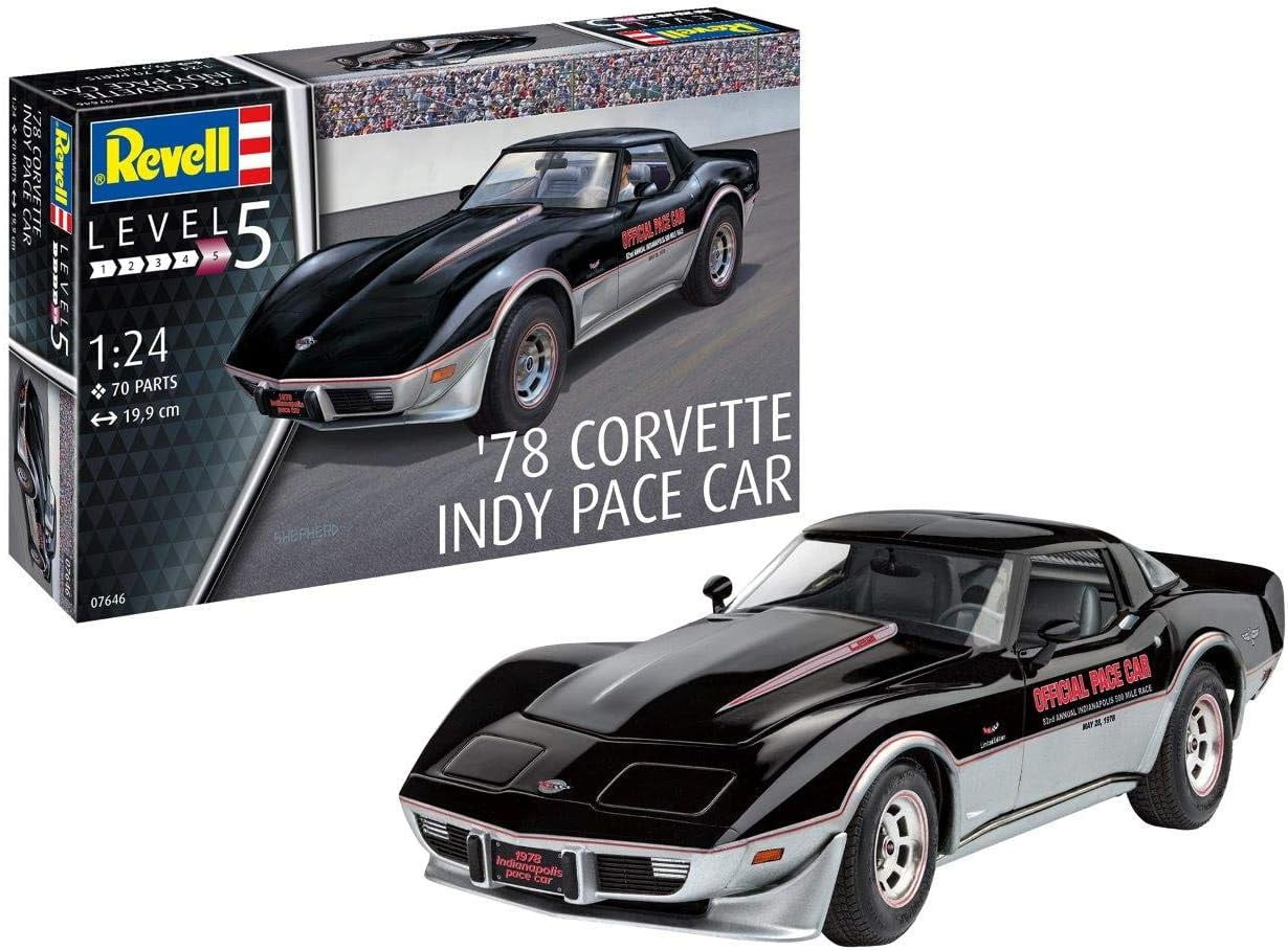 Revell '78 Corvette Indy Pace Car Plastic Model Kit - Walmart.com