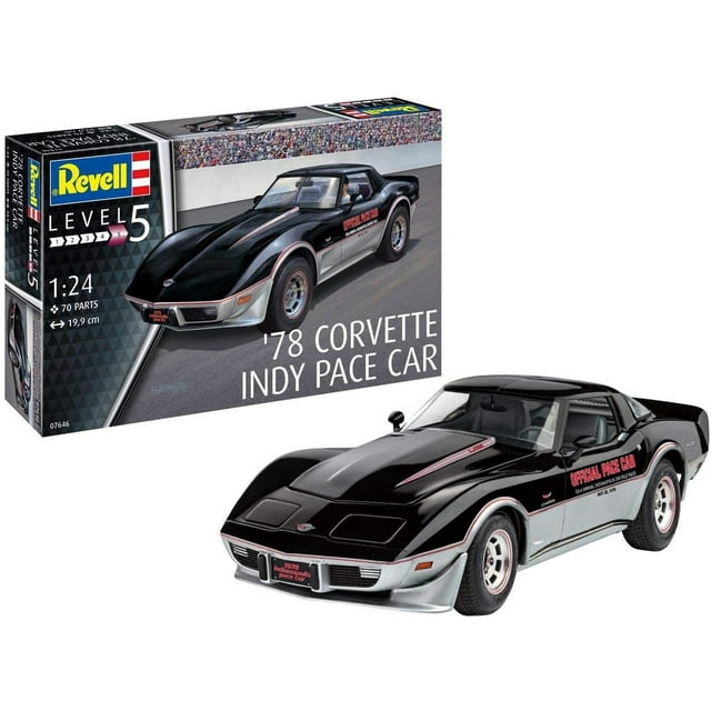 Revell '78 Corvette Indy Pace Car Plastic Model Kit - Walmart.com
