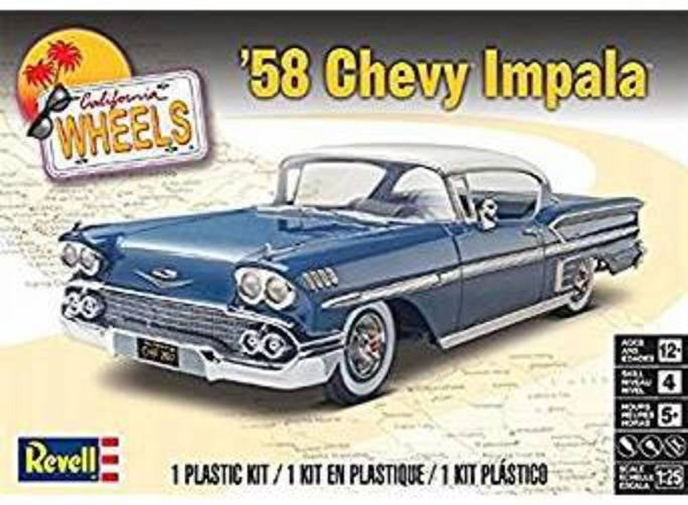 Revell S4419 1/25 1958 Chevy Impala - Walmart.com
