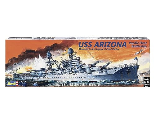 Level 4 Model Kit USS Arizona Pacific Fleet Battleship "Memorial to the ...
