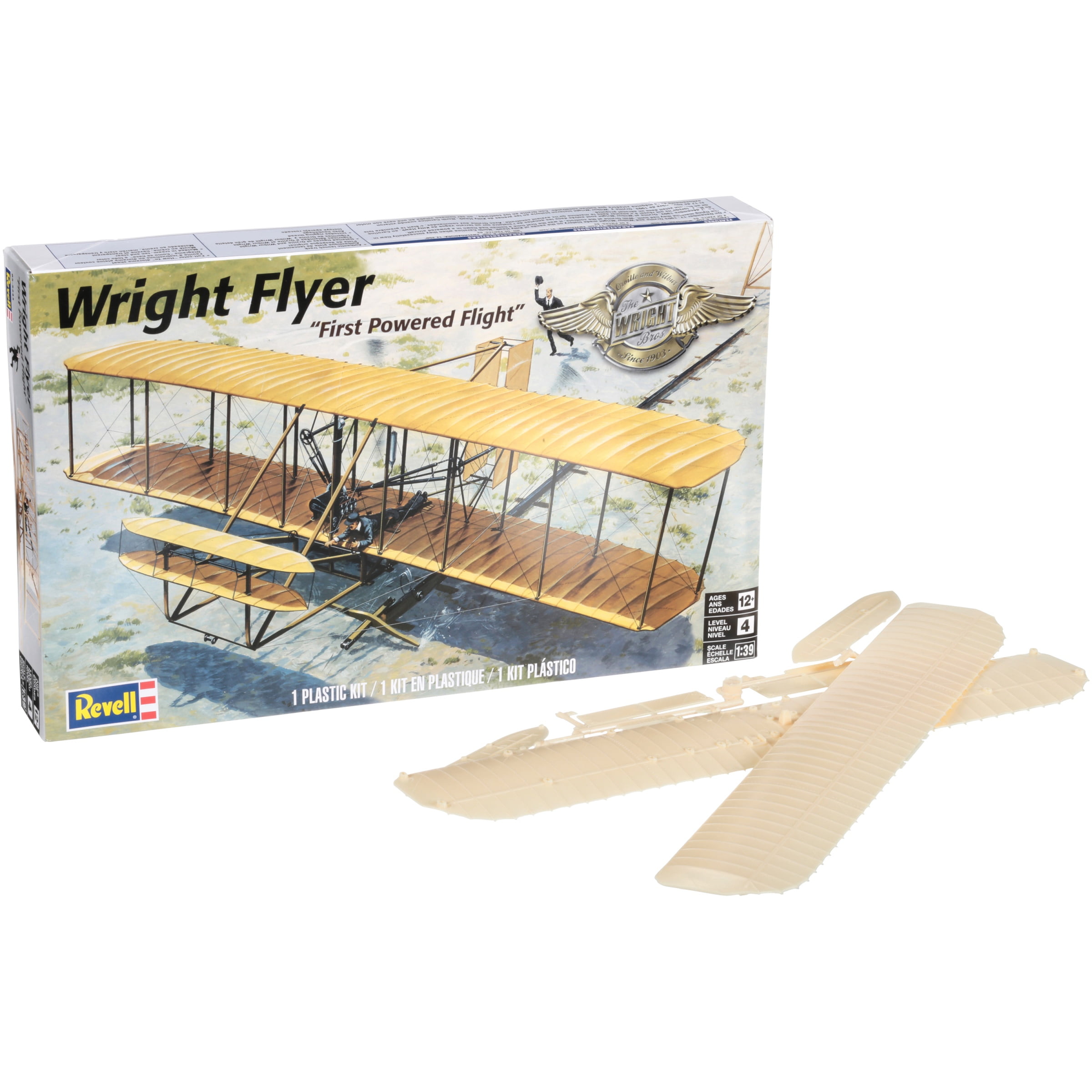 Wright Flyer 1/39 Scale Plastic Model Kit Revell - Walmart.com