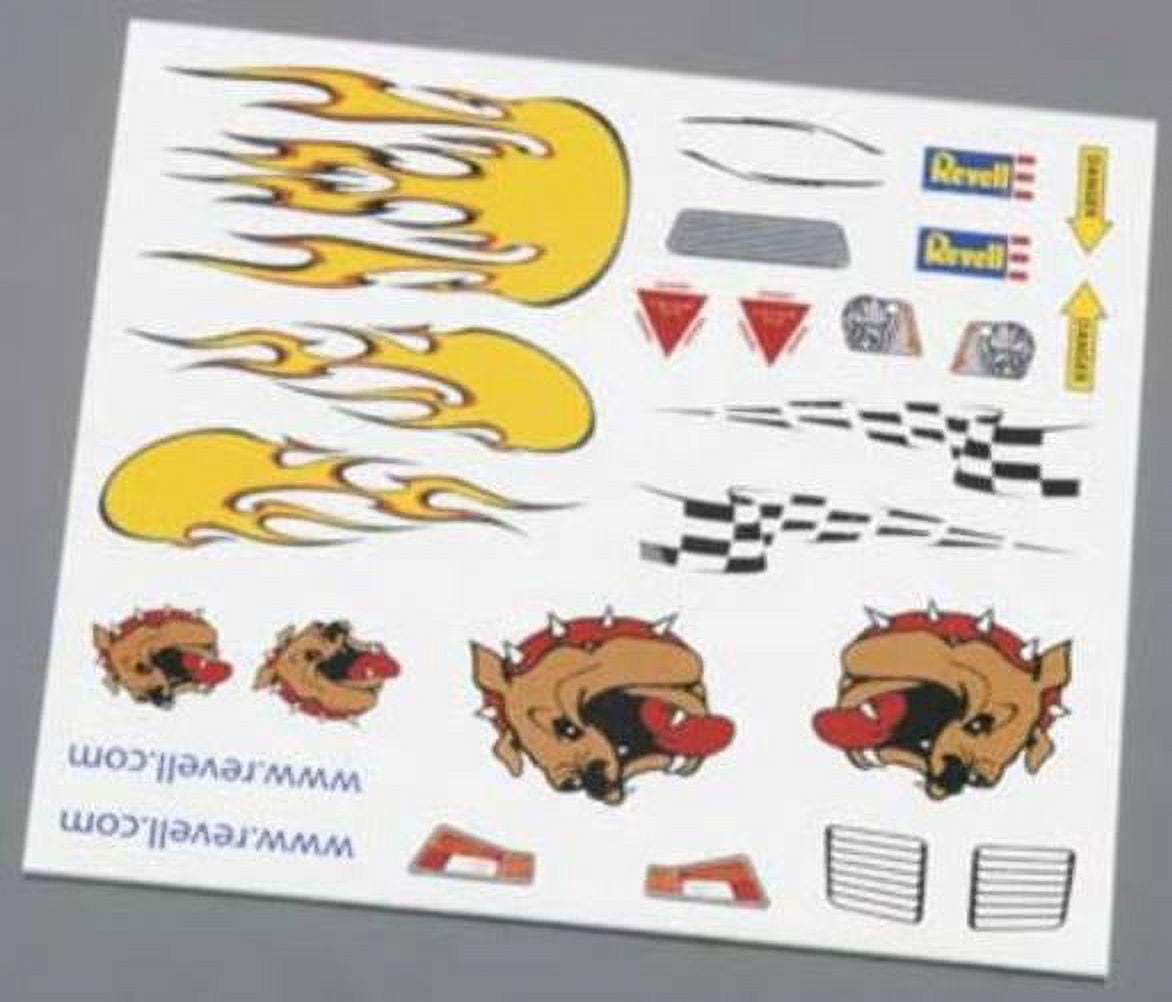 Revell rmxy9620 Pinewood Derby Dry Transfer Decals B - Walmart.com