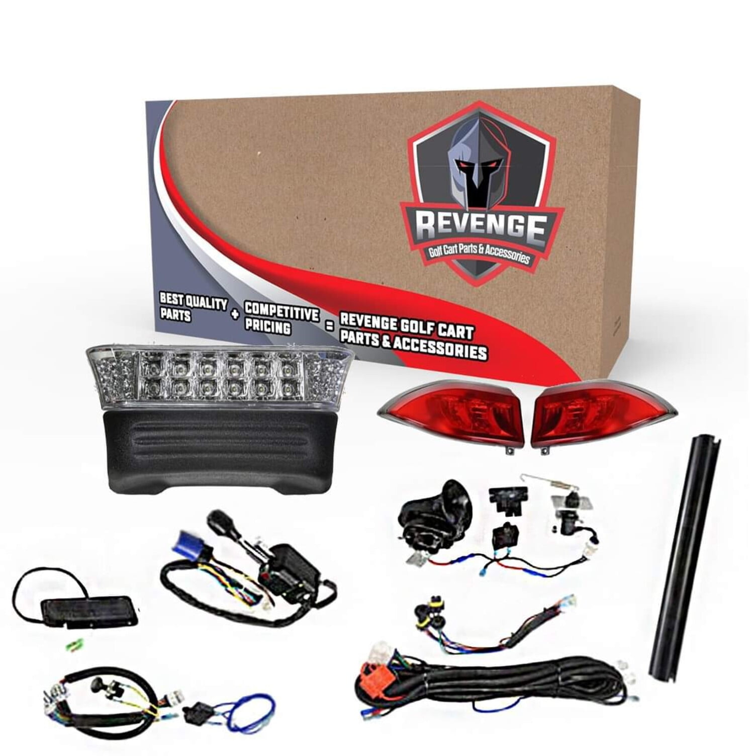 Revenge Club Car Precedent LED Basic Golf Cart Light Kit 2008-Up ...