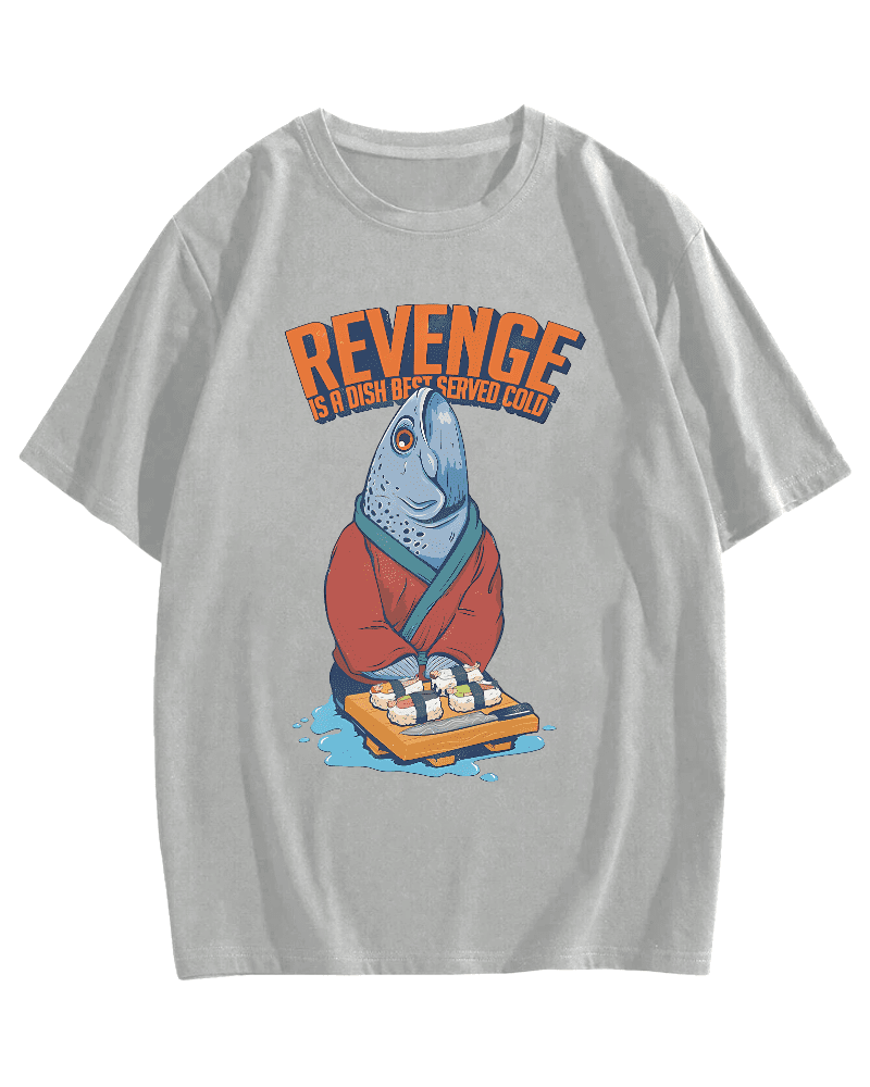 Revenge Cotton casual T-shirt - Walmart.com