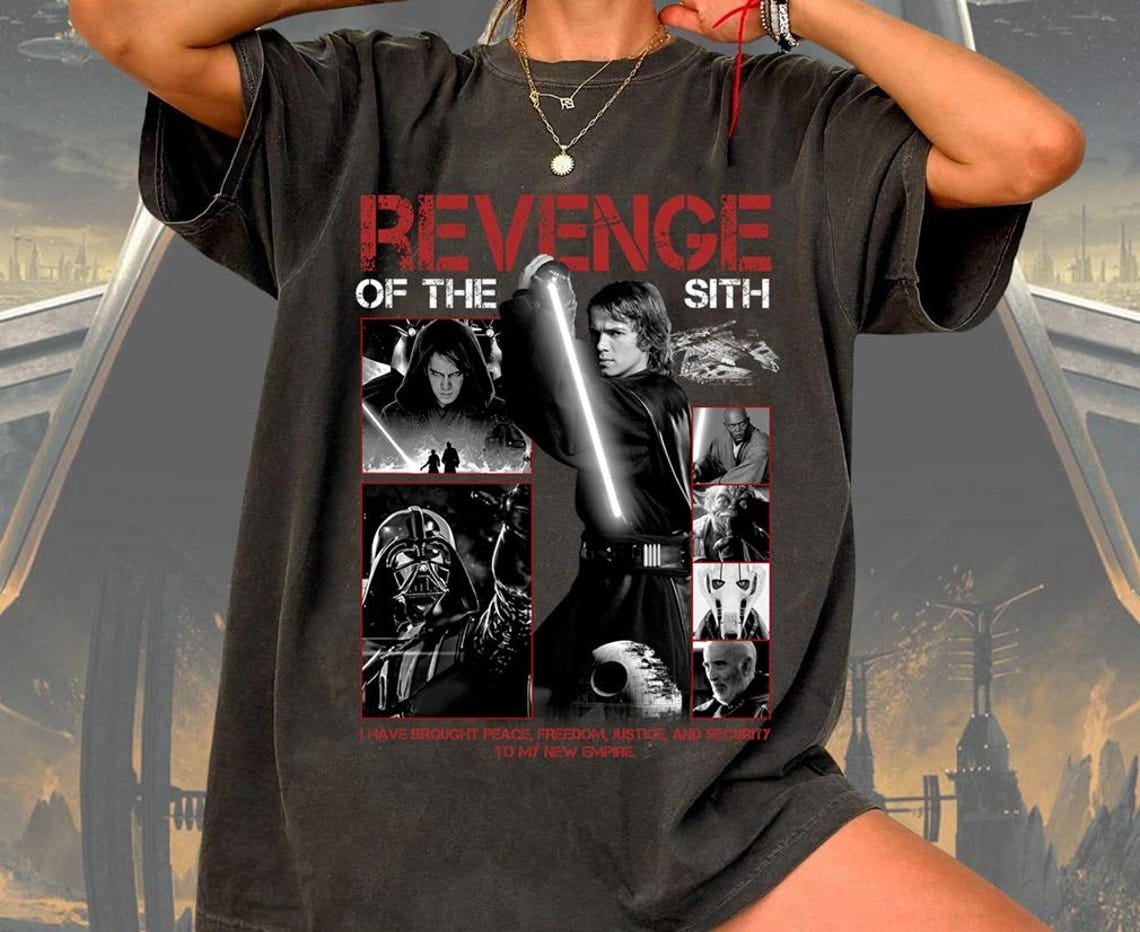 Revenge Of The Sith 20Th Shirt, Anakin Skywalker, Darth Vader Shirt ...