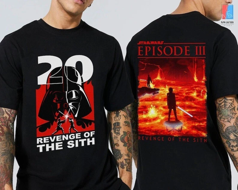 Revenge of The Sith 20th Anniversary Shirt, Anakin Skywalker Shirt 2 ...