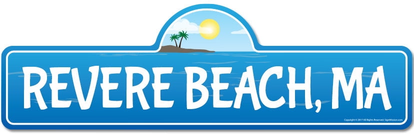 Revere MA Massachusetts Beach Street Sign | Indoor/Outdoor | Surfer ...