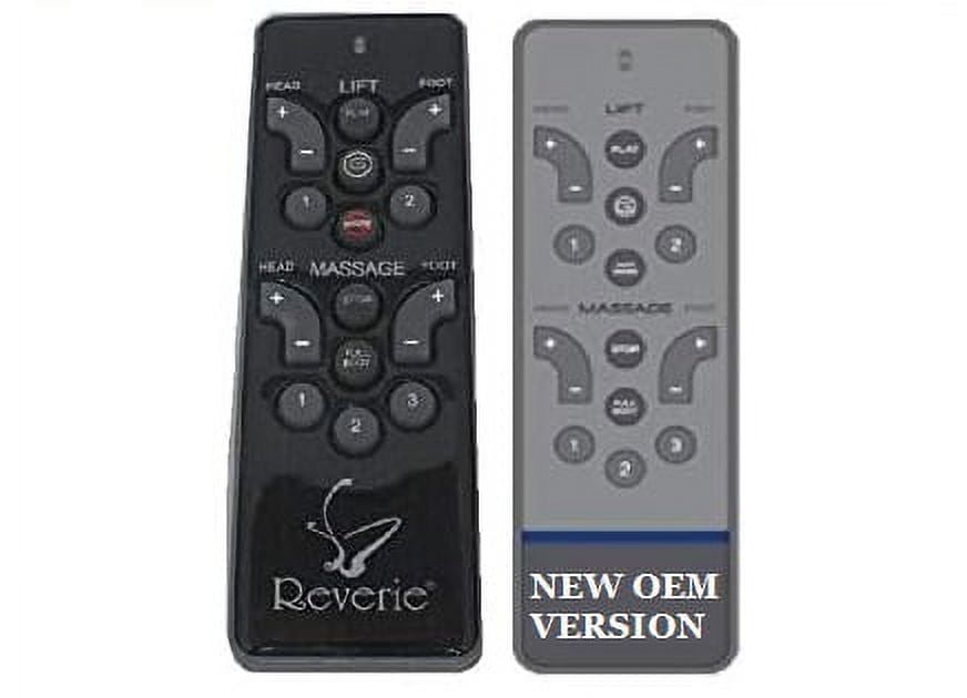 Reverie OEM Replacement Remote for 5i, 5D, 7S, R400, 4M Adjustable Bed ...