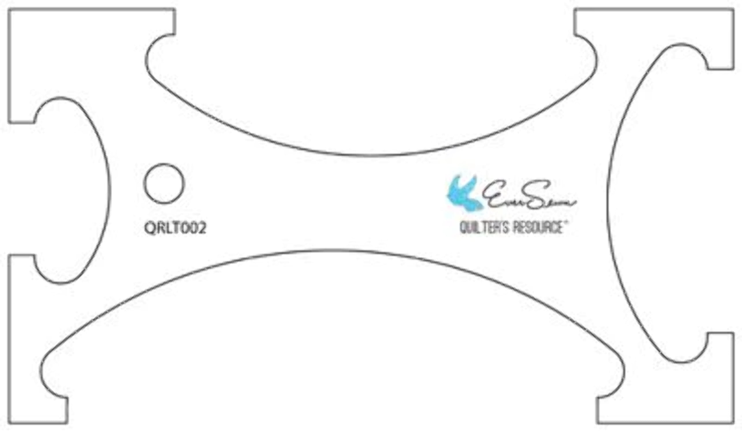 Reverse-A-Rule Curve 2 Longarm Quilt Ruler by Eversewn for Brewer ...