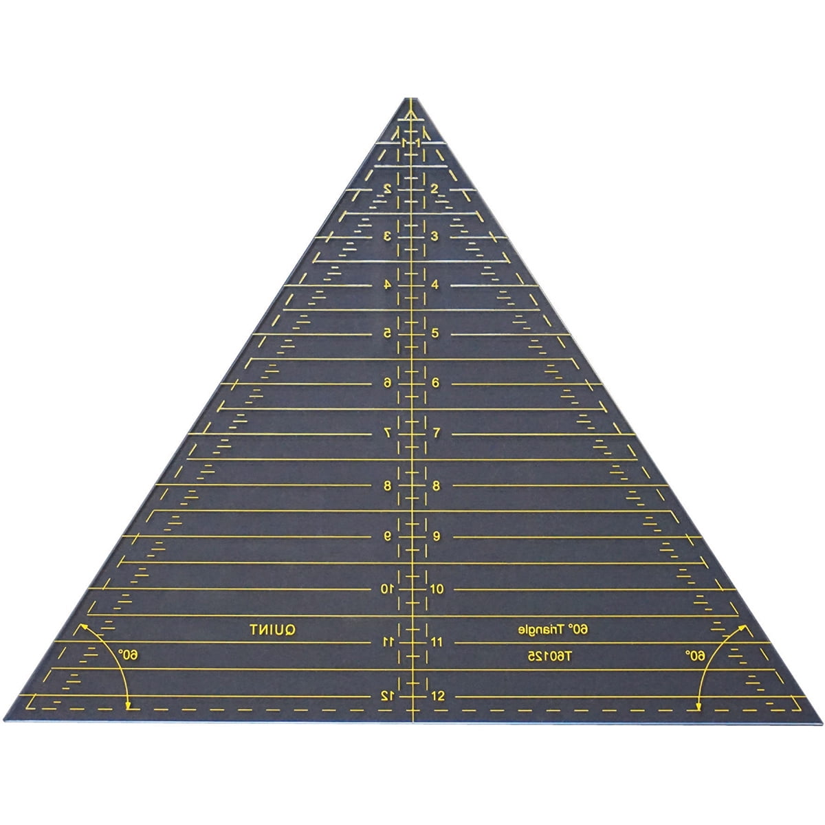 Reverse-A-Rule Triangle-60 Degrees 12.5", Pk 1, Quint Measuring Systems ...