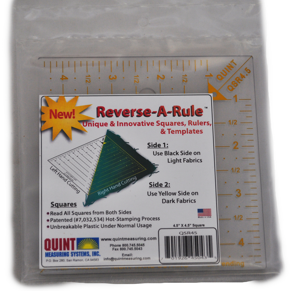 Reverse-A-Rule unique & Innovative Squares, Rulers, & Templates 4 1/2 ...