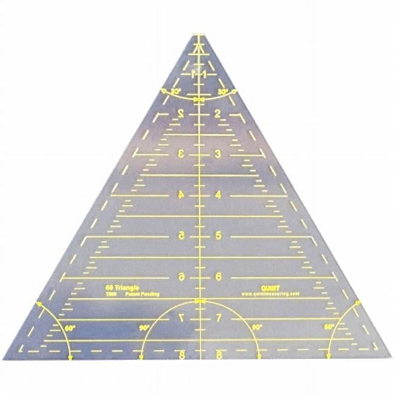 Reverse-A-Ruler Triangle-60 Degrees - Walmart.com