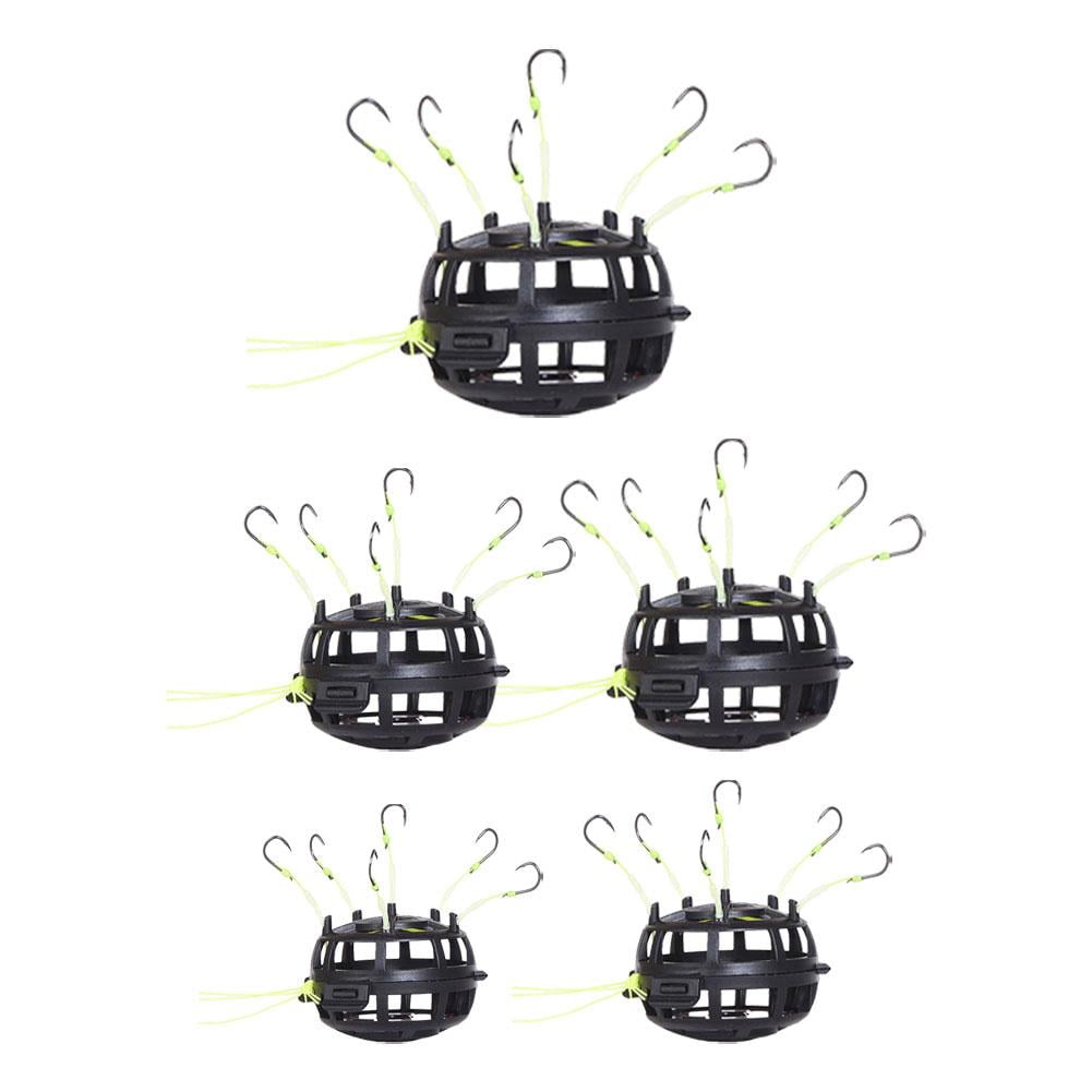 Reverse Bottom Bait Cage Fishing Hook, 2025 Upgrade 360 Floating Bait ...