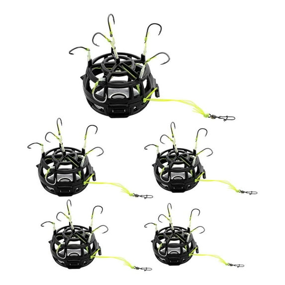 Reverse Bottom Bait Cage Fishing Hook, Automatic Flipping Fishing Rig ...