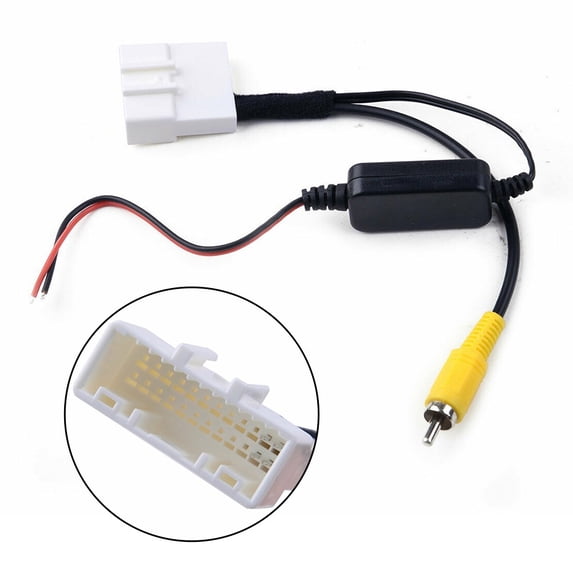 Reverse Camera Video Wire Cable Plug Adapter Fit For Toyota Kluger RAV4 ...