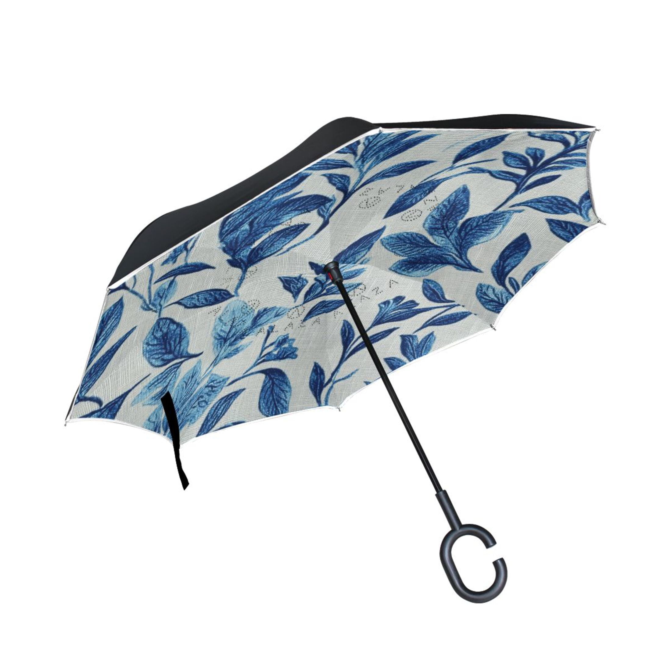 Reverse Car Umbrella Windproof Double Layer Inverted Umbrella with ...