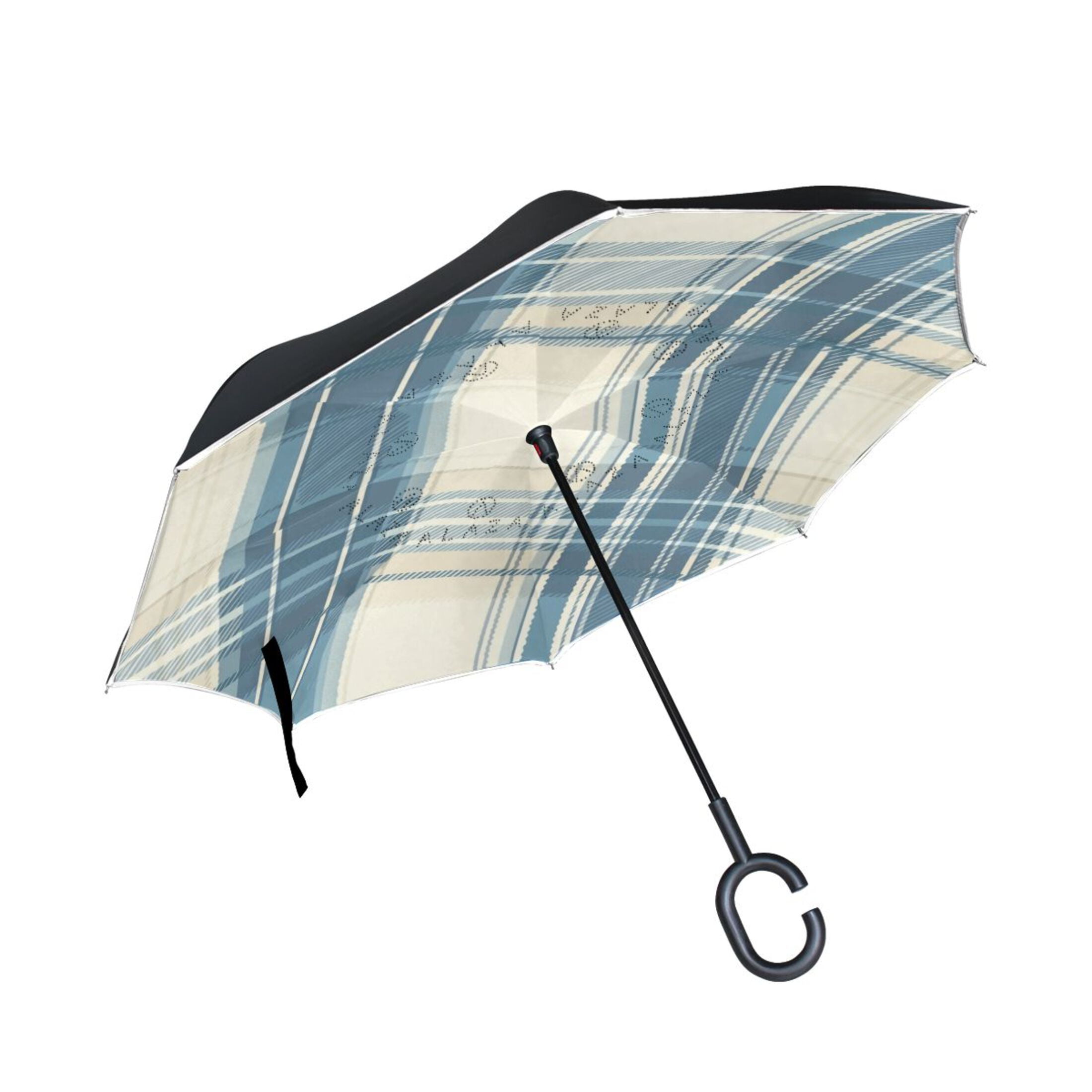 Reverse Car Umbrella Windproof Double Layer Inverted Umbrella with ...