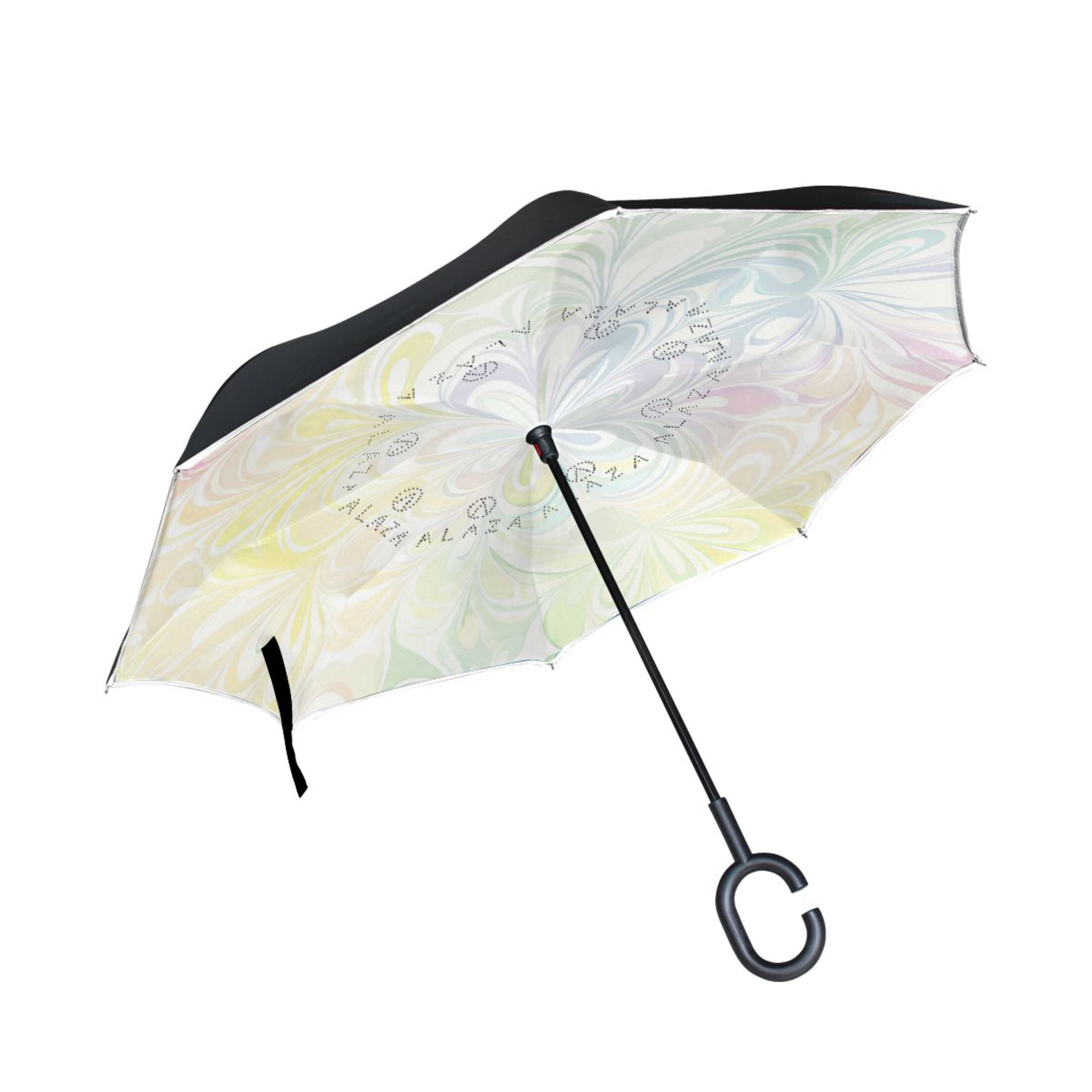 Reverse Car Umbrella Windproof Double Layer Inverted Umbrella with ...