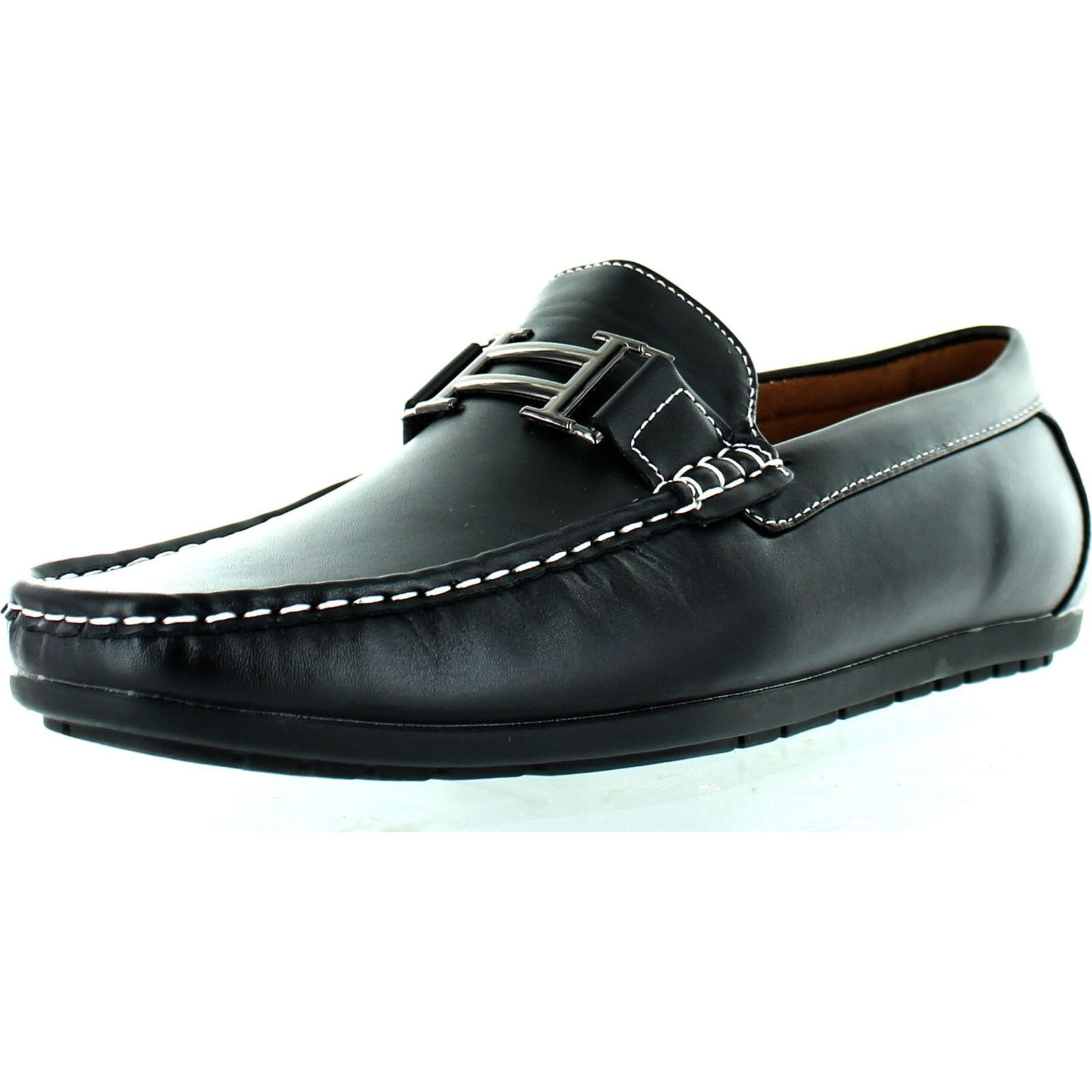 Reverse Mens F41082 European Style Casual Loafers with Chain - Walmart.com