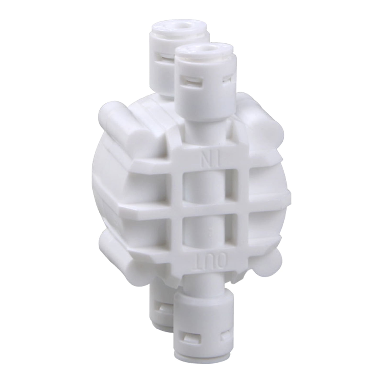Reverse Osmosis 4 Way 1/4" Hose Quick Connection Diaphragm Fitting For ...