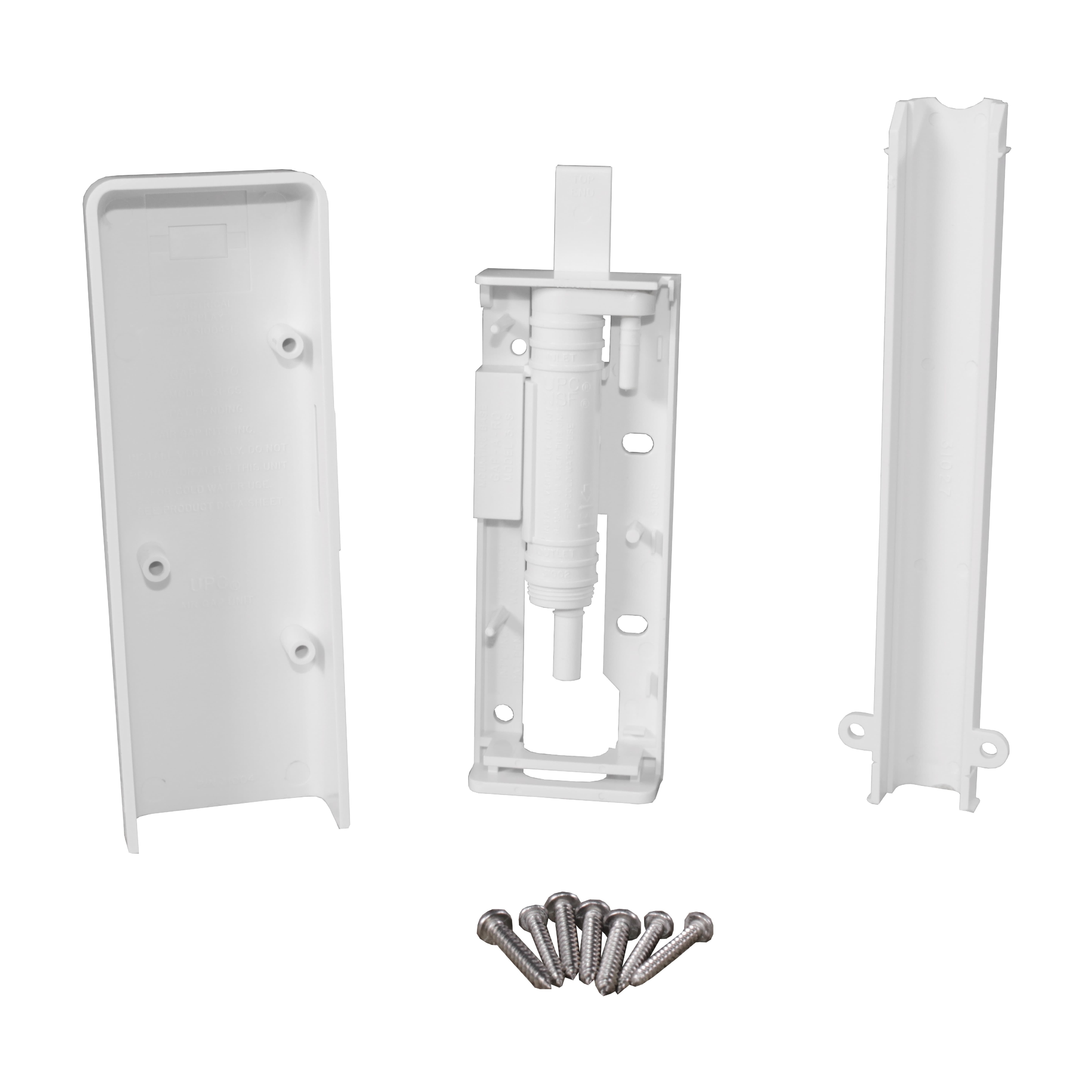 Reverse Osmosis Filter Wall Mount Air Gap (Inlet fits 1/4-in OD poly ...