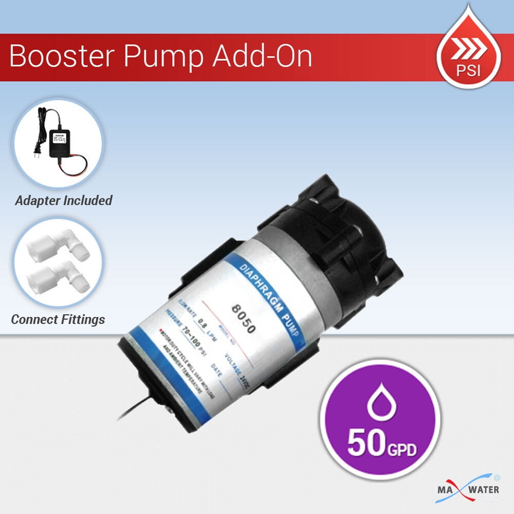 Reverse Osmosis RO DI Booster Pump for 50 to 75 GPD with transformer ...