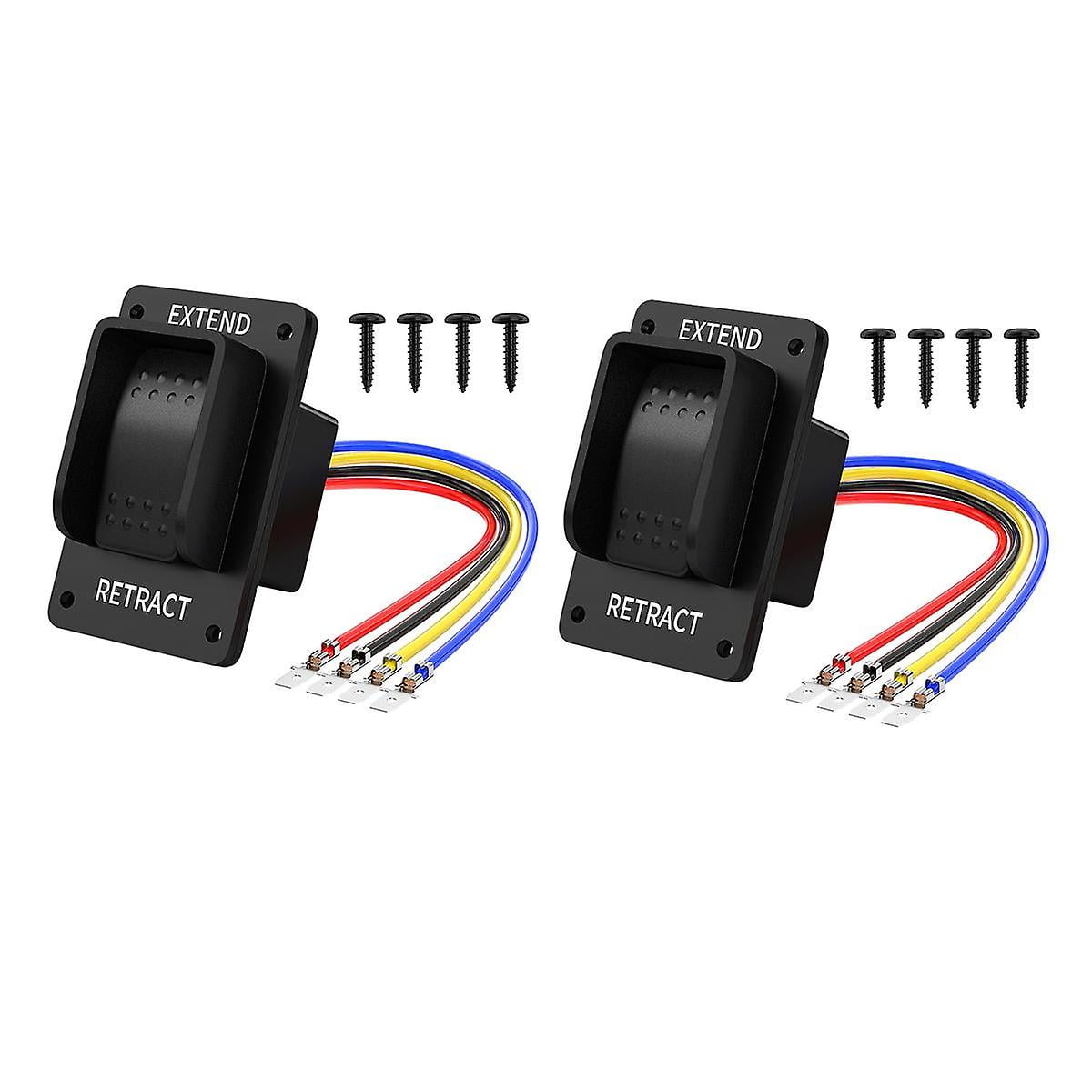 Reverse Polarity Switch 12v Dpdt Momentary 3 Position Rocker Switch ...