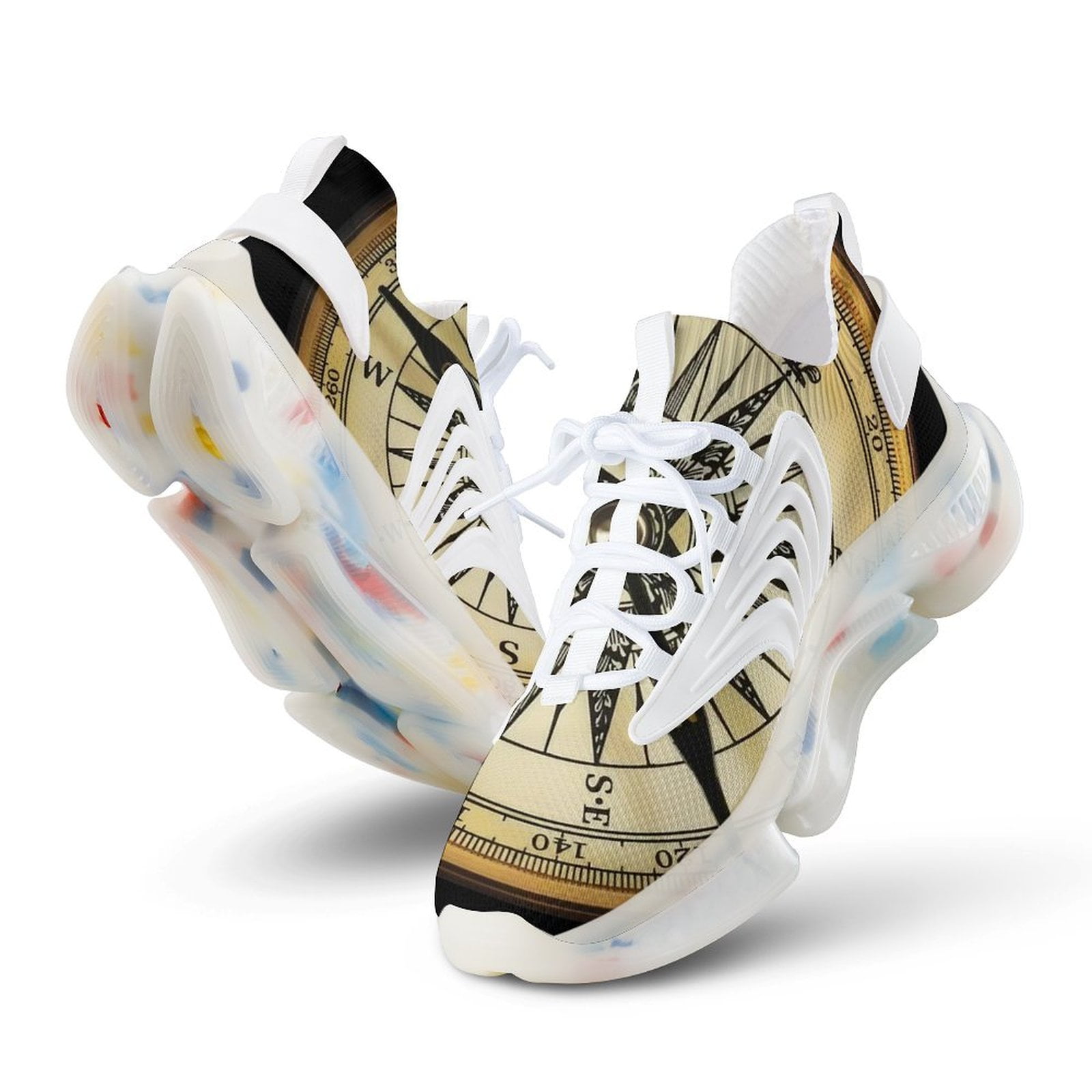 Reverse Pole Compass Walking Shoes for Men Woman Lightweight Tennis ...